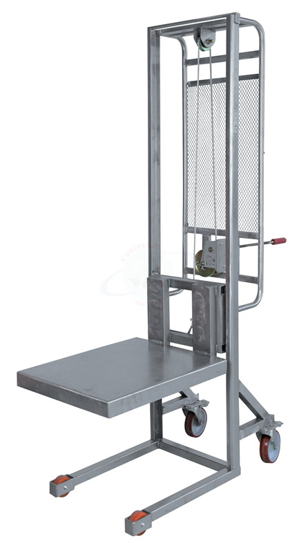 ARG2 - Hand winch stacker with automatic friction brake, with laoding ...