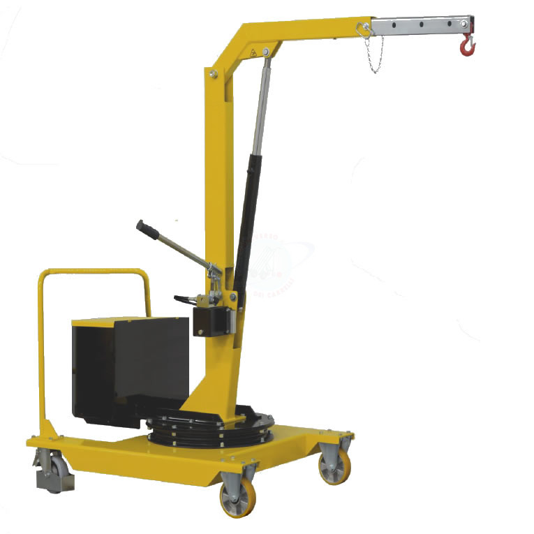 GRU05GR - 360° rotating mobile crane with counterweight pump actuated ...